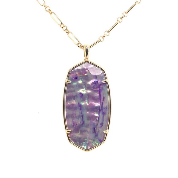 Kendra Scott | Jewelry | Kendra Scott Lilac Abalone Necklace | Poshmark